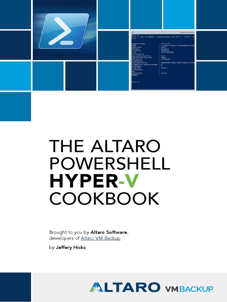 Altaro PowerShell Hyper-V Cookbook | PDF