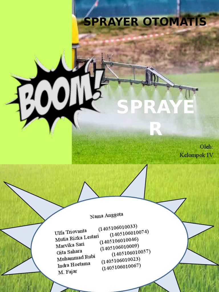 Boom Sprayer | PDF