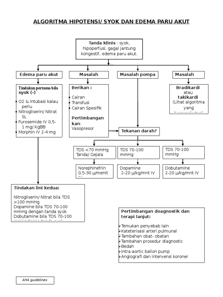 Algoritma Edema Paru | PDF