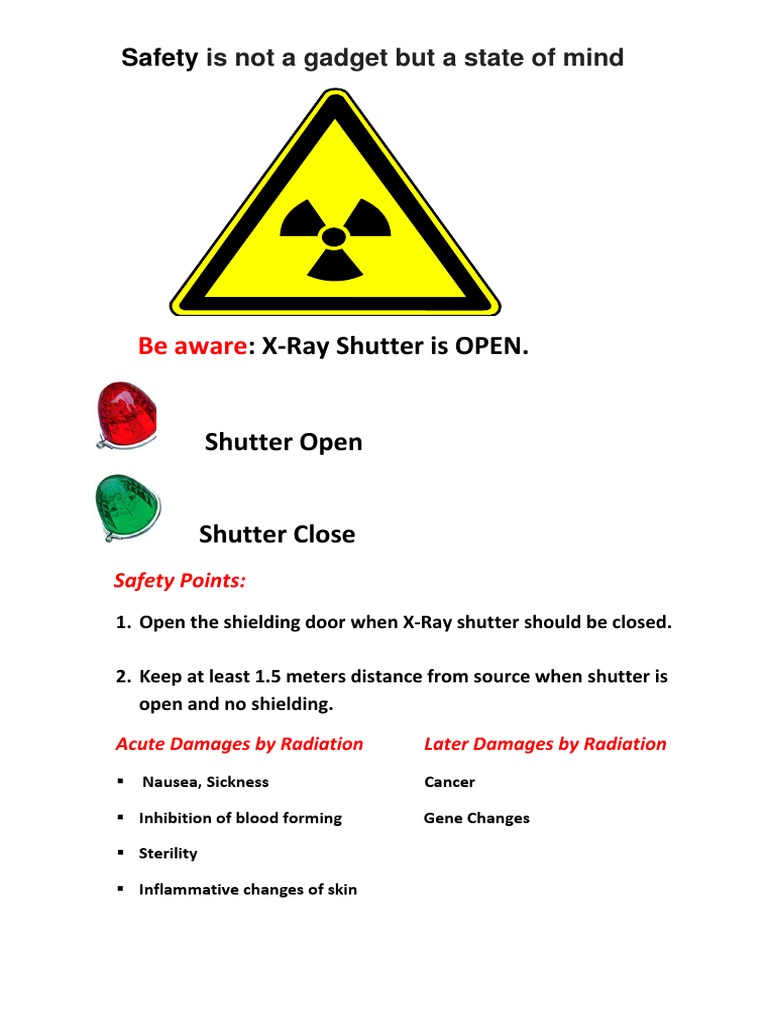 X-Ray Safety Guidelines and Risks | PDF | Science & Mathematics