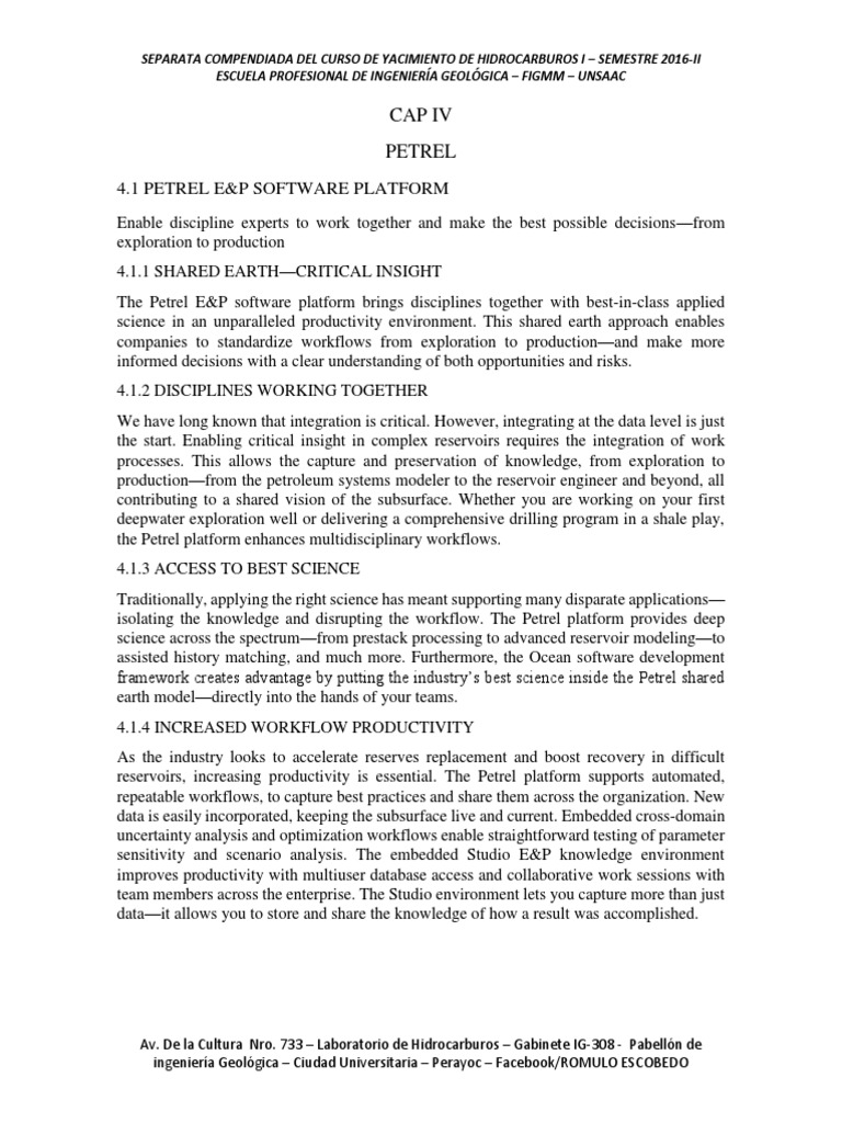 Petrel English | PDF | Petroleum Reservoir | Simulation