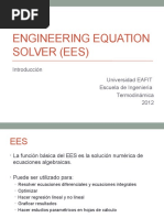 Manual de Uso Básico de EES | PDF | Ecuaciones | Ventana (informática)