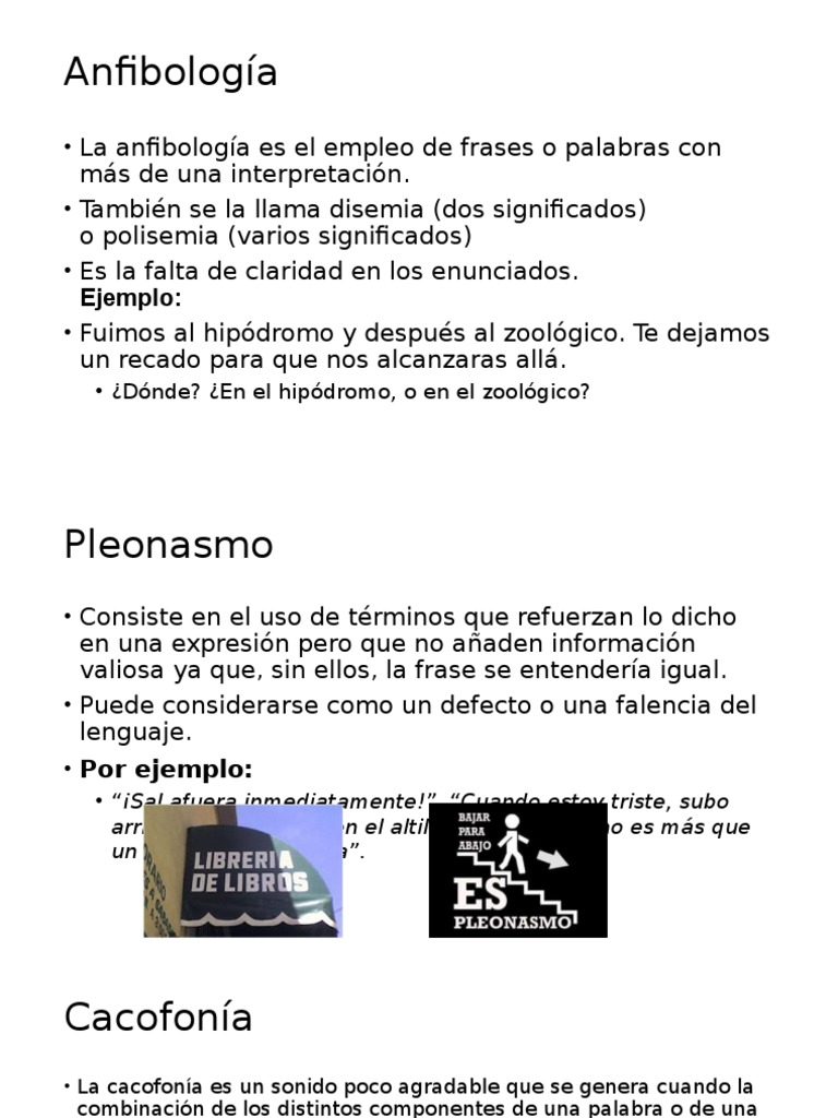 Anfibología: Ejemplo | Semántica léxica | Cognición