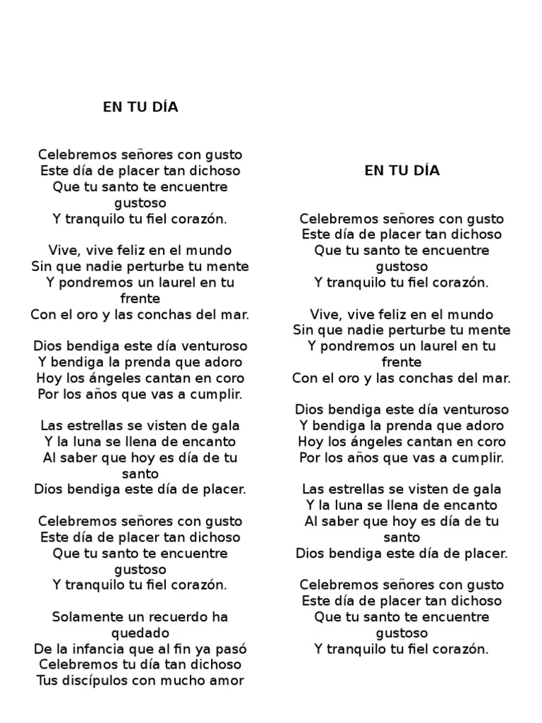 En Tu Día | PDF