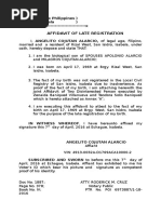 Affidavit of Mutilation of Passport | PDF | Affidavit | International Law