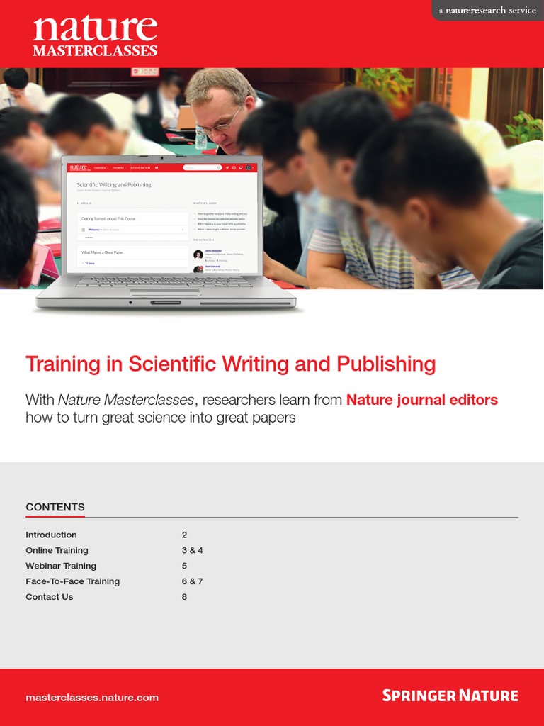 Nature Masterclasses Brochure | PDF | Educational Technology | Abstract (Summary)