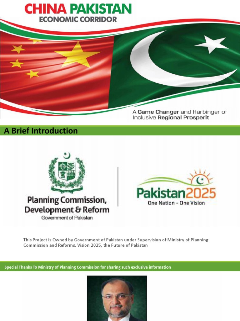 Cpec Presentation Pdf Pakistan Energy And Resource