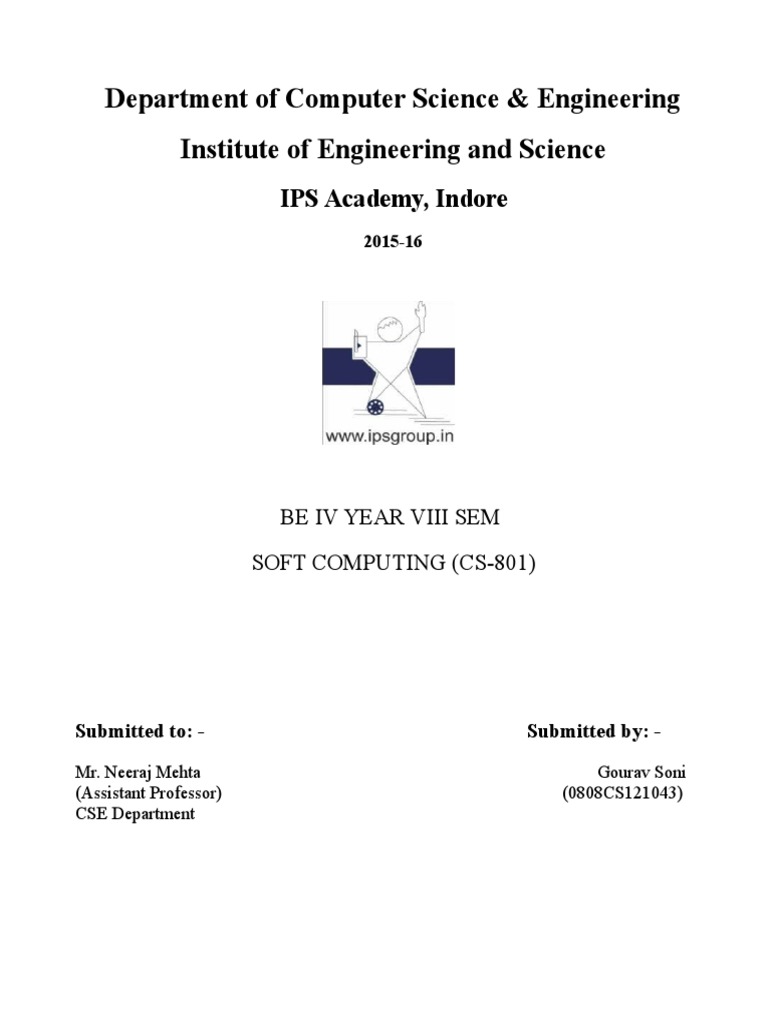 Department of Computer Science & Engineering Institute of Engineering ...