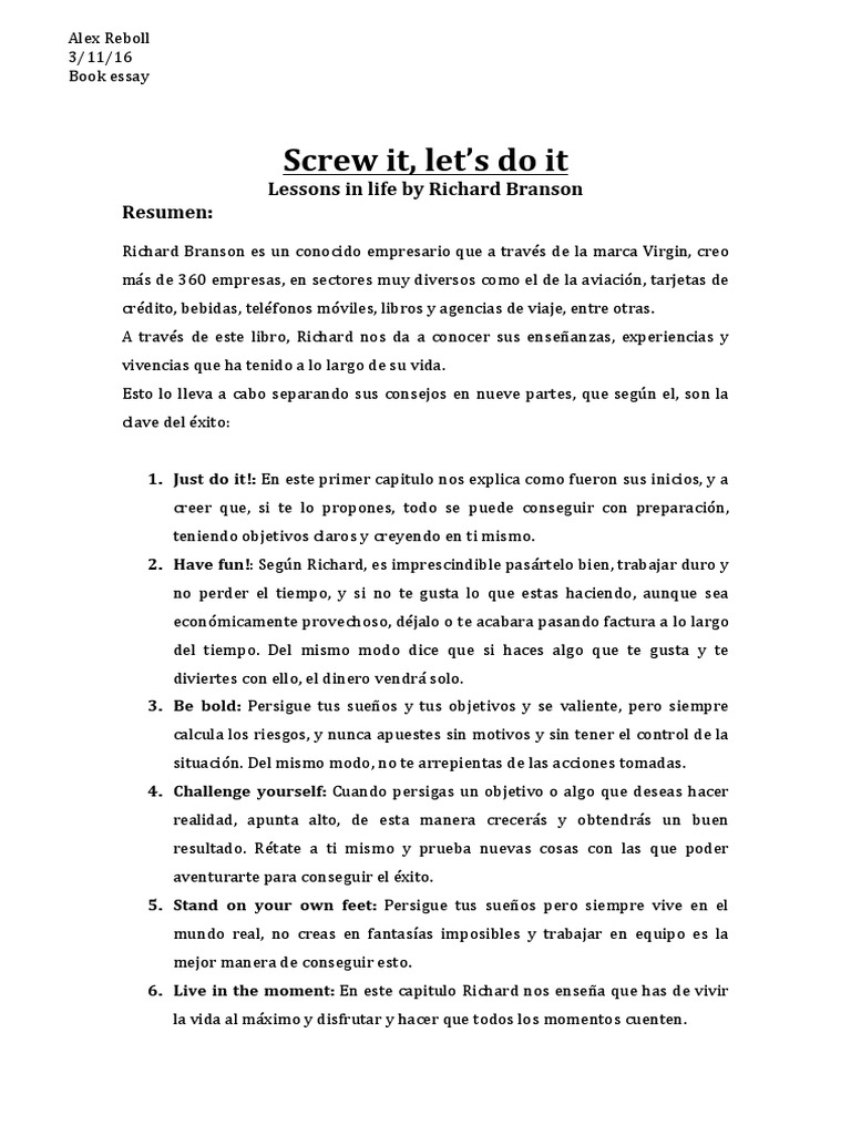 Screw It Lets Do It PDF | PDF | Leisure