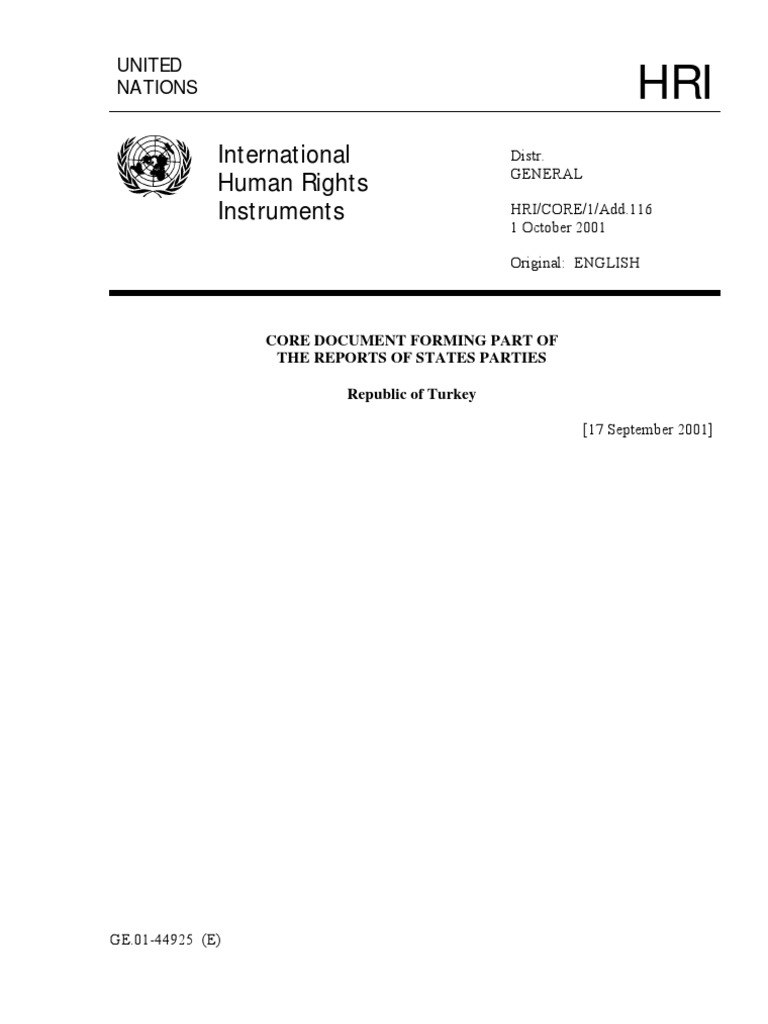 International Human Rights Instruments: United Nations | PDF | Supreme ...
