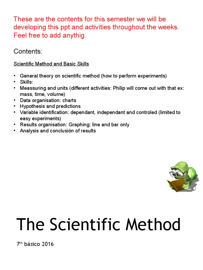 4 Sci Method and Basic Skills 2016 | PDF | Hypothesis | Scientific Method