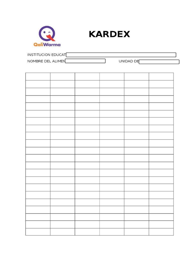 Kardex Qaliwarma | PDF