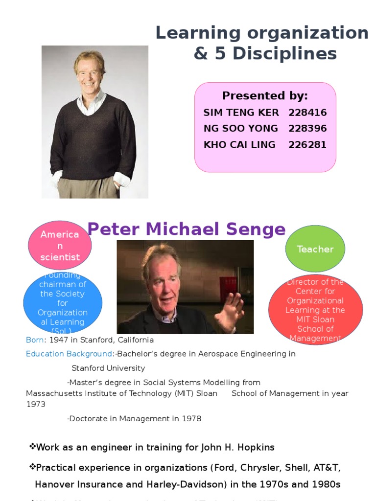 Peter Senge's Learning Organization Theory | PDF | Emergence | Psychology
