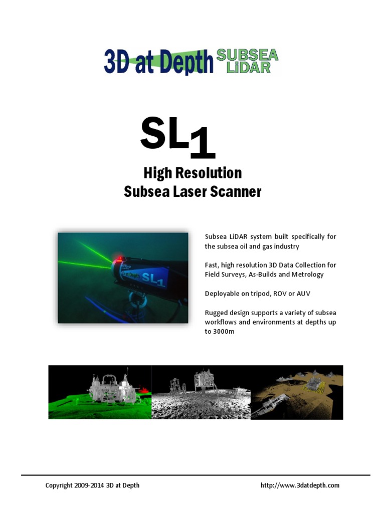 High Resolution Subsea Laser Scanner | PDF