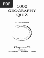 Easy Geography Questions and Answers | PDF