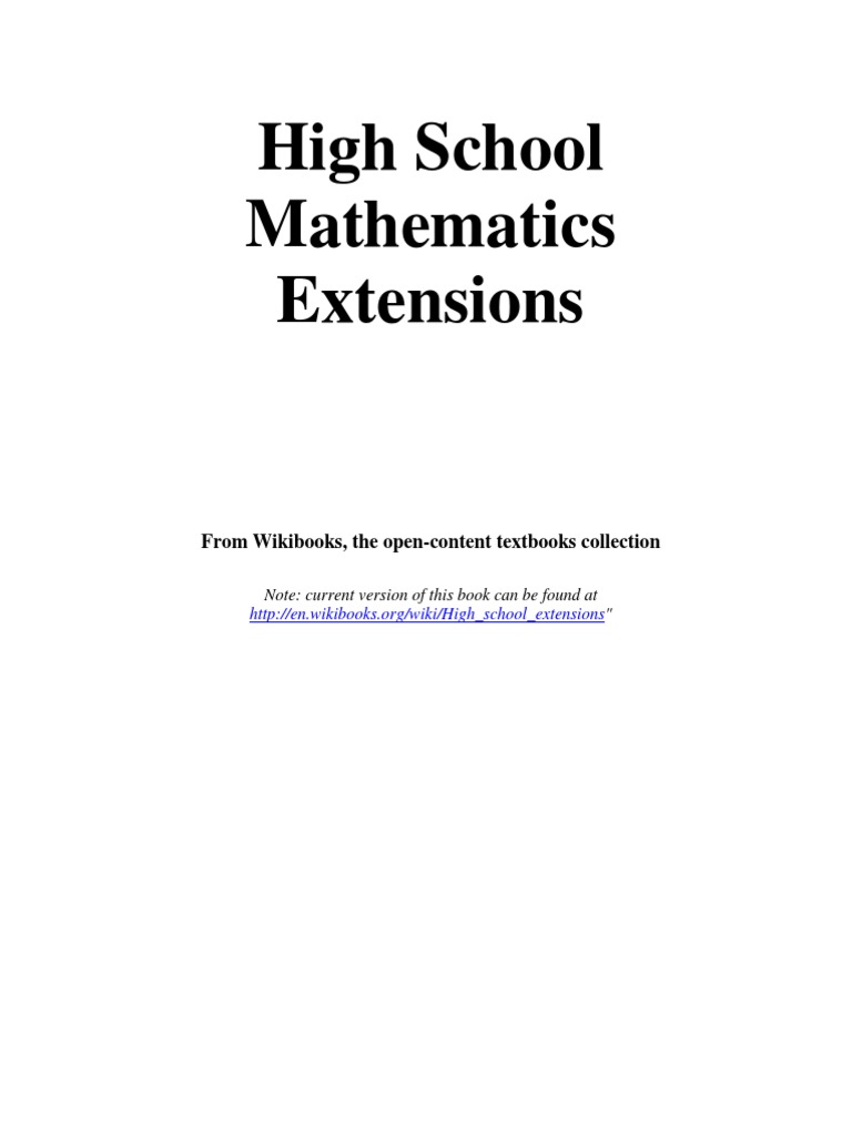 High School Mathematics | PDF | Prime Number | Factorization