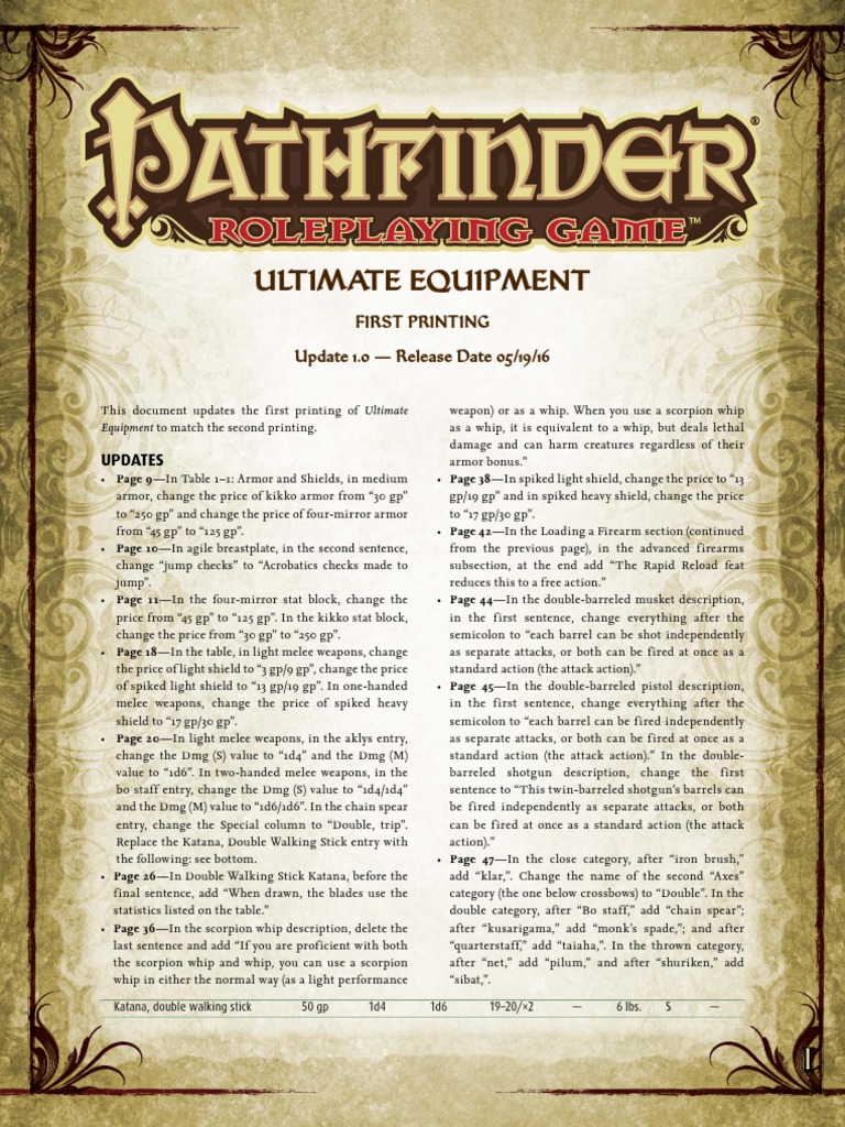 Ultimate Equipment Guide | PDF | Copyright | Derivative Work