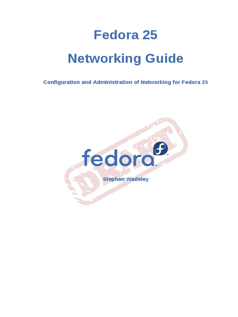 Fedora 25 Networking Guide en US | PDF | Command Line Interface ...