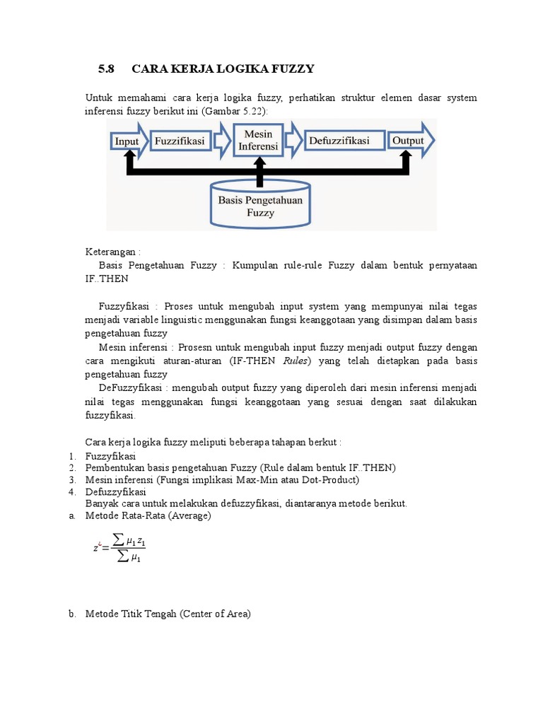Cara Kerja Fuzzy | PDF