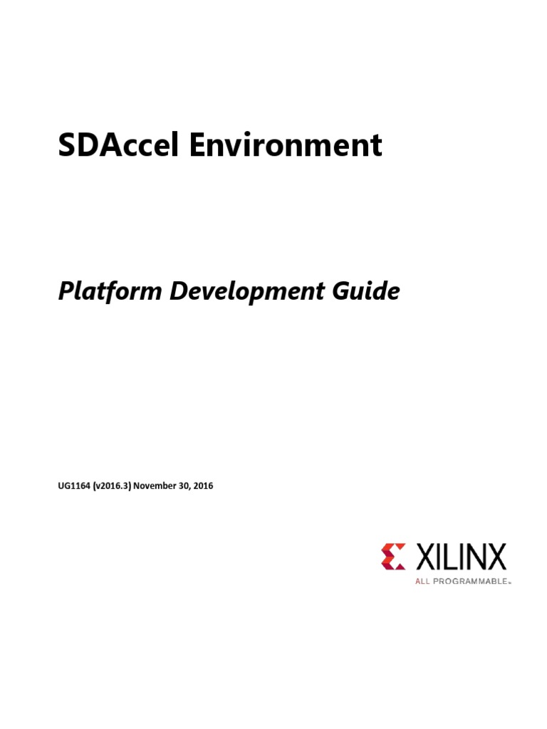 Ug1164 Sdaccel Platform Development | PDF | Field Programmable Gate Array | Kernel (Operating ...