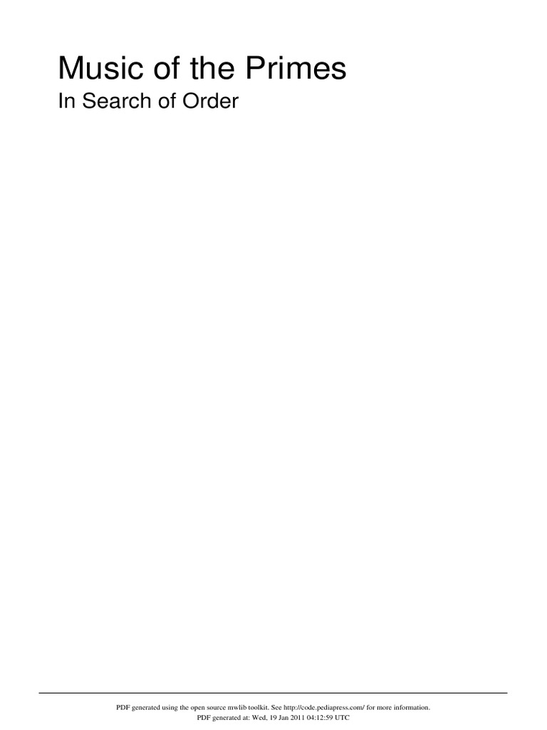 Magic of The Primes | PDF | Prime Number | Discrete Mathematics