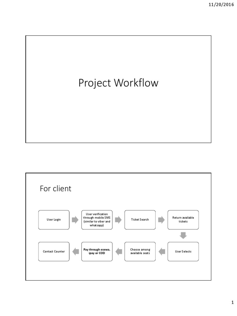 Project Workflow: For Client | PDF