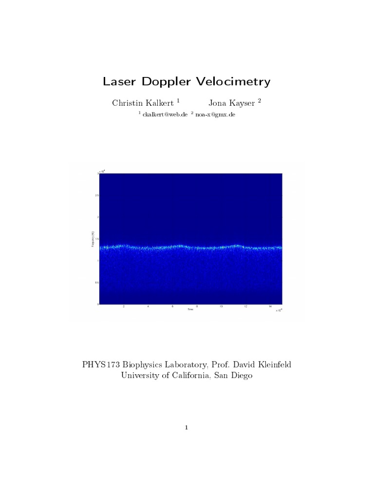 Understanding Laser Doppler Velocimetry | PDF | Doppler Effect ...