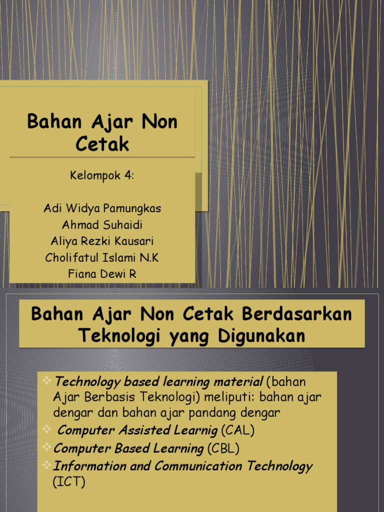 Bahan Ajar Non Cetak