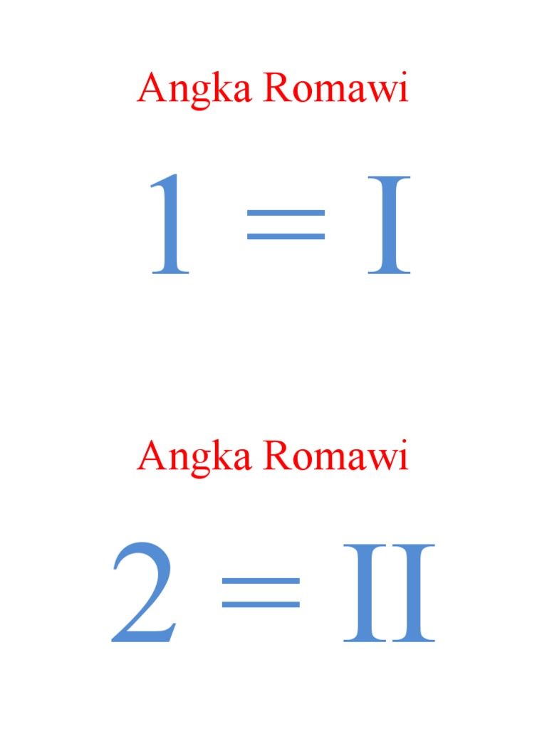 Angka Romawi | PDF