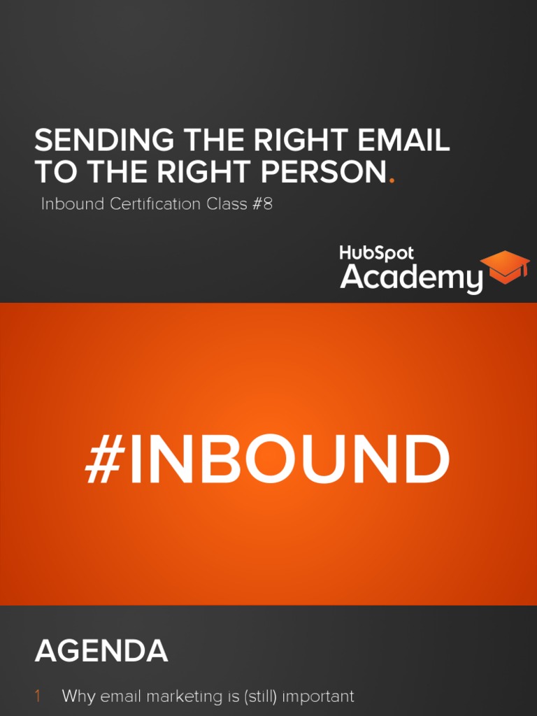 Sending The Right Email To The Right Person 2014 | PDF | Email | Direct ...