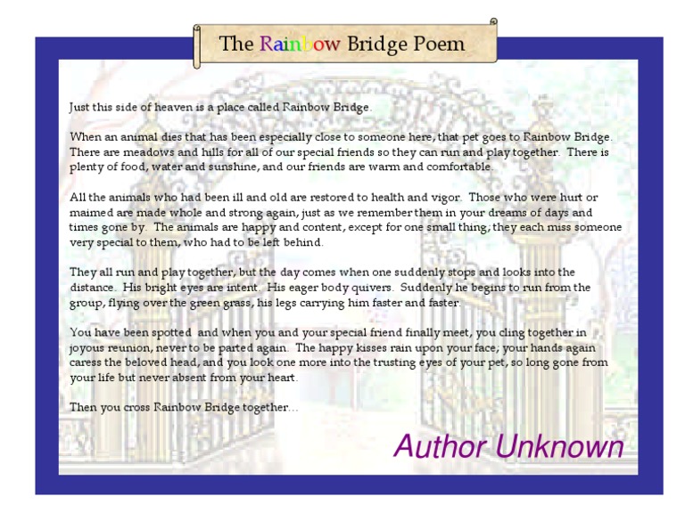 Rainbow Bridge | PDF