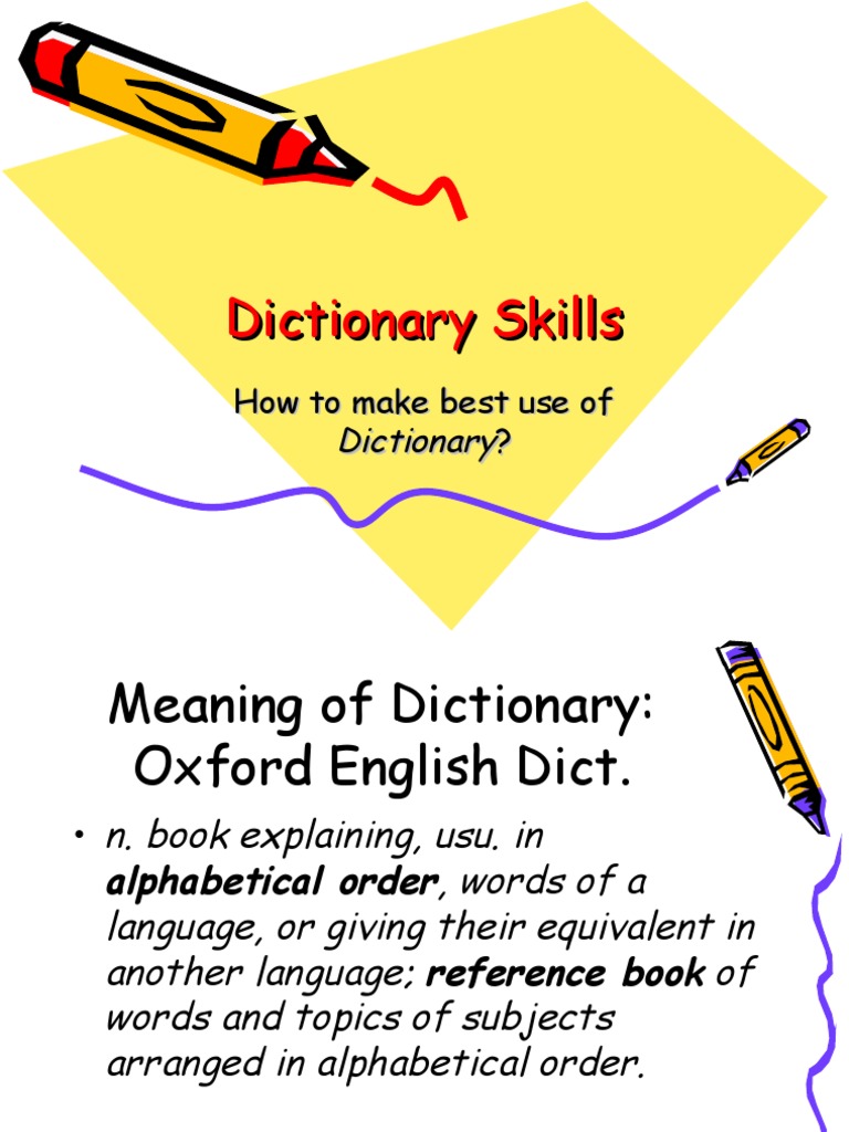 dictionary-skills.ppt | Adverb | Dictionary