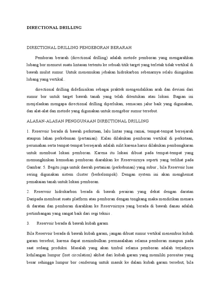 Directional Drilling | PDF