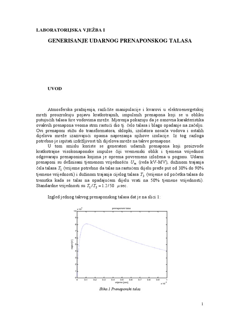 LV1 - Prenaponska Za Tita Telekomunikacionih Sistema | PDF