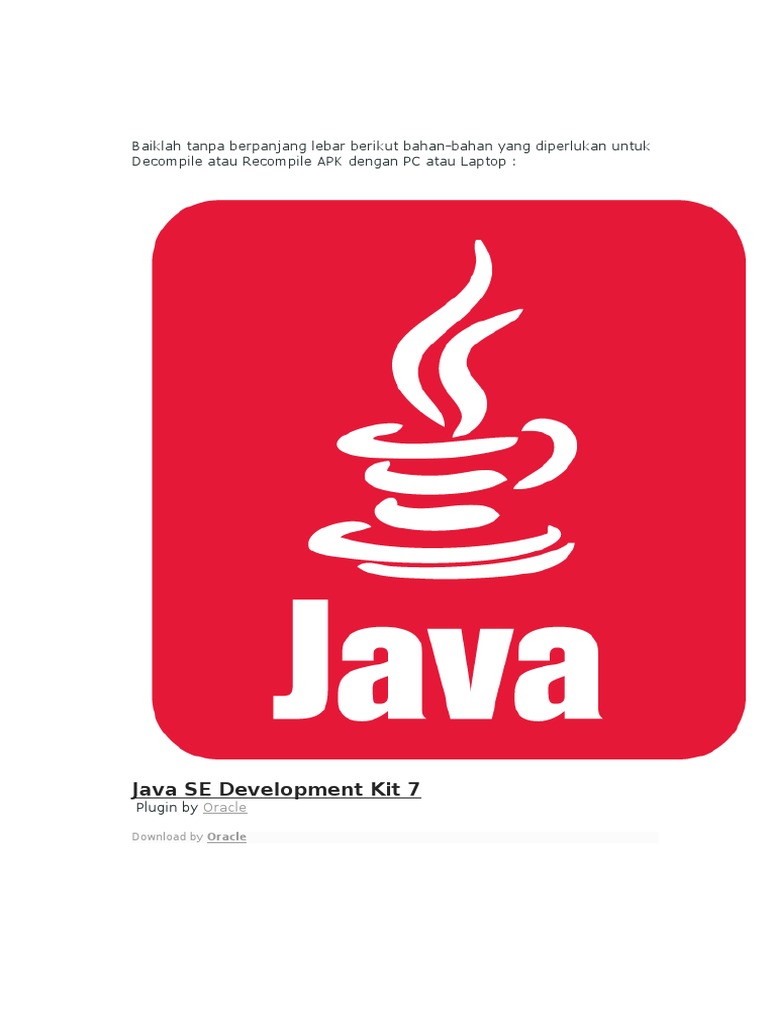 Decompile dan Recompile APK di PC | PDF | Bisnis | Komputer