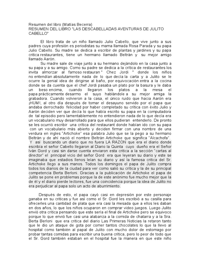 Resumen Del Libro | PDF | Ocio