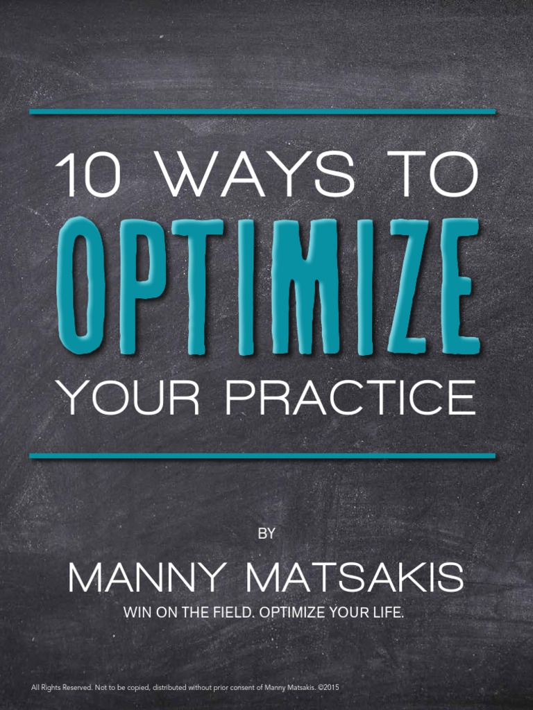 10 Ways To Optimize Your Practice | PDF | Quarterback | Gridiron Football