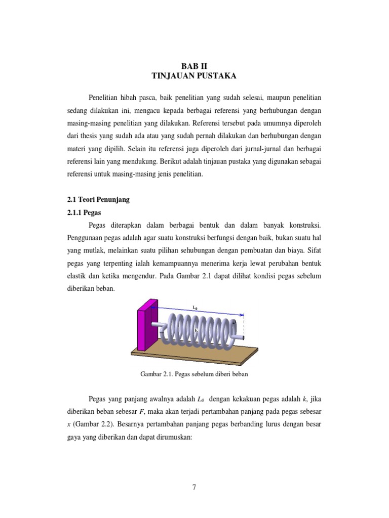 Perhitungan Pegas PDF | PDF