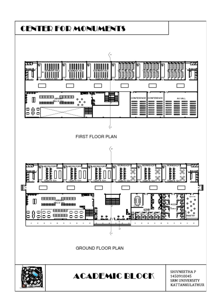 Center for Monuments Floor Plans | PDF