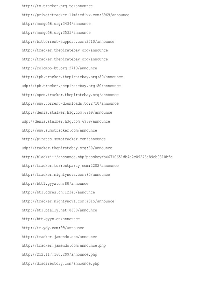 40 Trackers (Working) (In Full Speed) | PDF | Distributed Computing ...