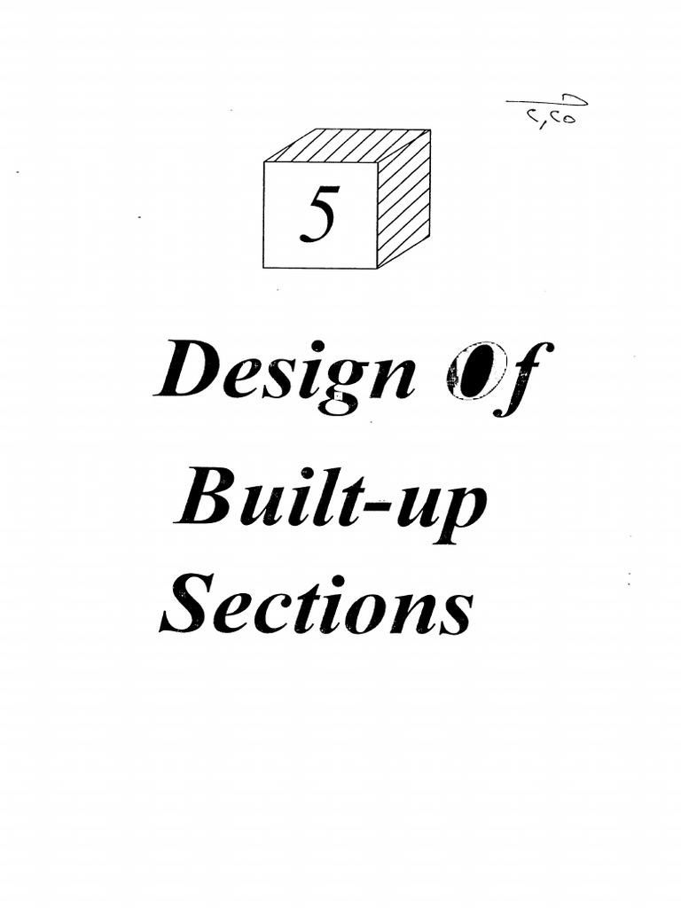 Design of Built - Up Sections | PDF