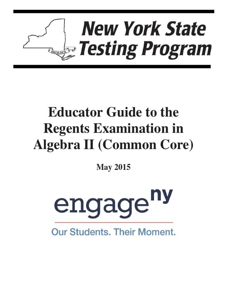 Algebra II Test Guide PDF | PDF