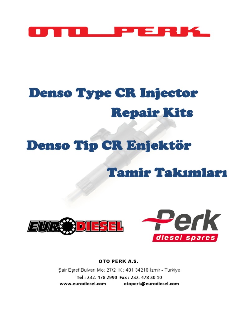 Denso CR Injector & Pump Repair Kits 2016 | PDF | Motor Vehicle ...