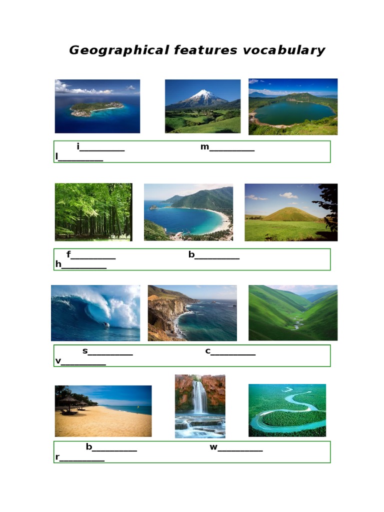 Geographical Features | PDF