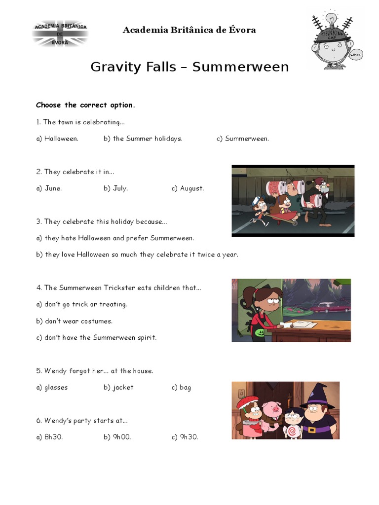 Gravity Falls - Summerween | PDF | Trick Or Treating | Autumn Festivals