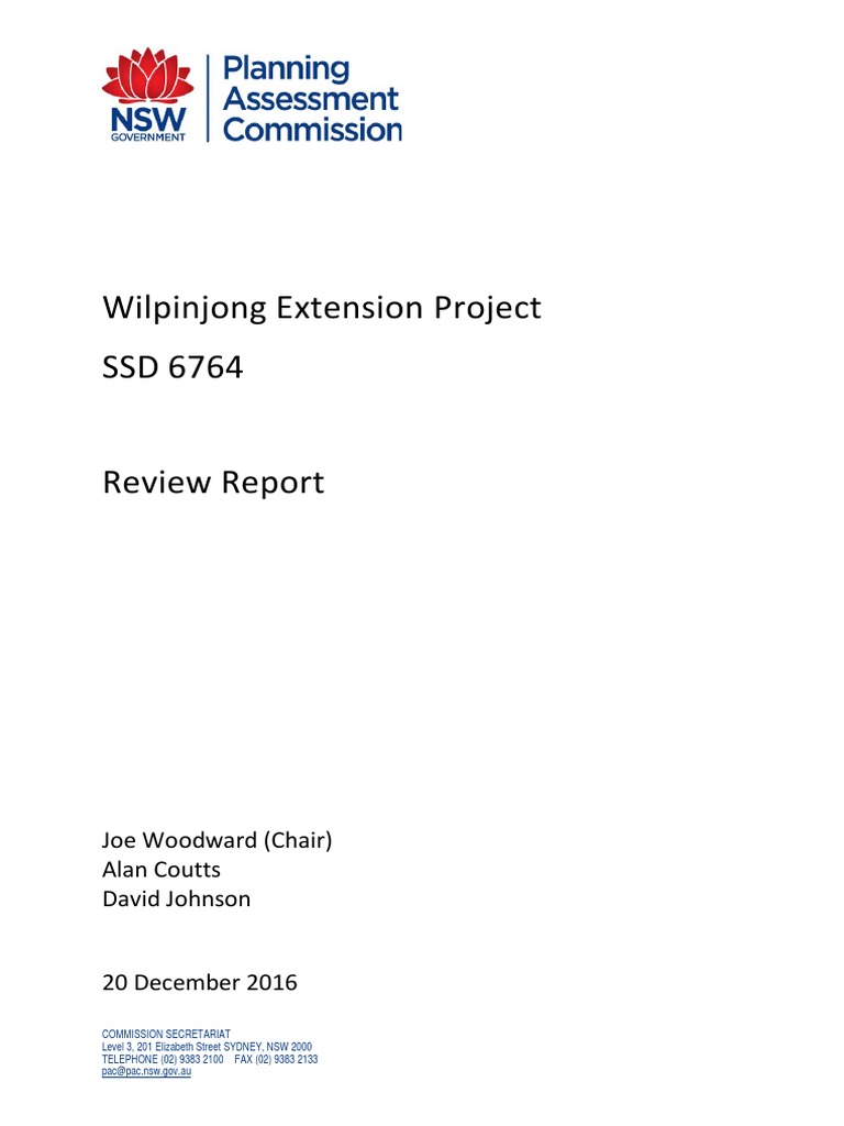 Wilpinjong Review Report | PDF | Water Resources | Surface Runoff