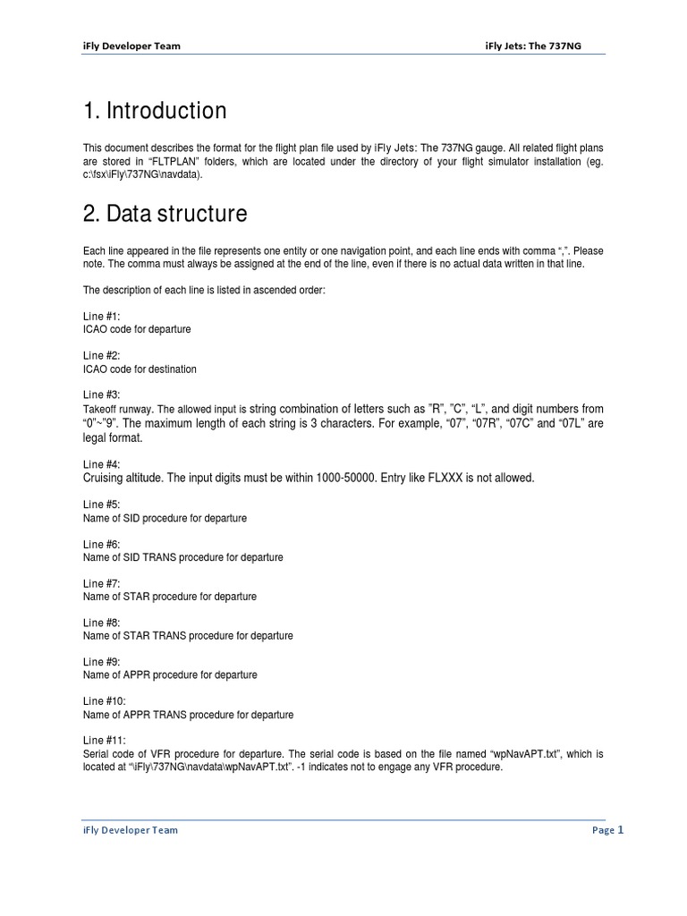 FlightPlan Introduction PDF | PDF | Latitude | Computer File