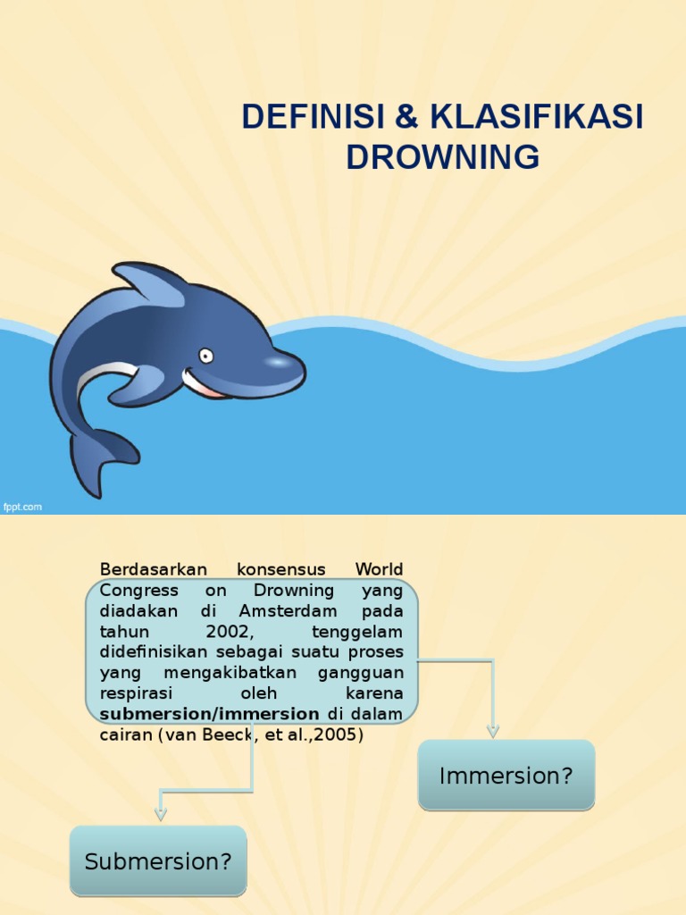 Klasifikasi dan Definisi Drowning | PDF