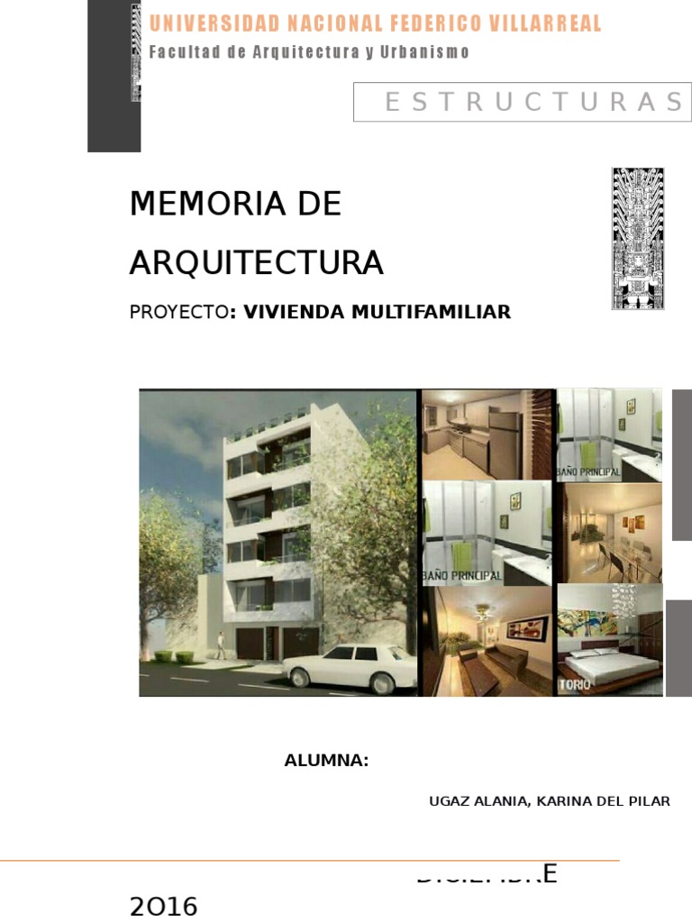Memoria Descriptiva de Vivienda Multifamiliar | PDF | Excavación (Arqueología) | Fundación ...