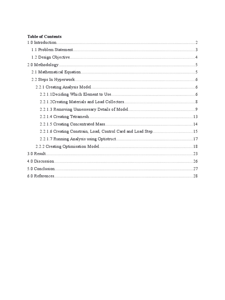 Report CAE Mini Project 8 | PDF | Bending | Stress (Mechanics)
